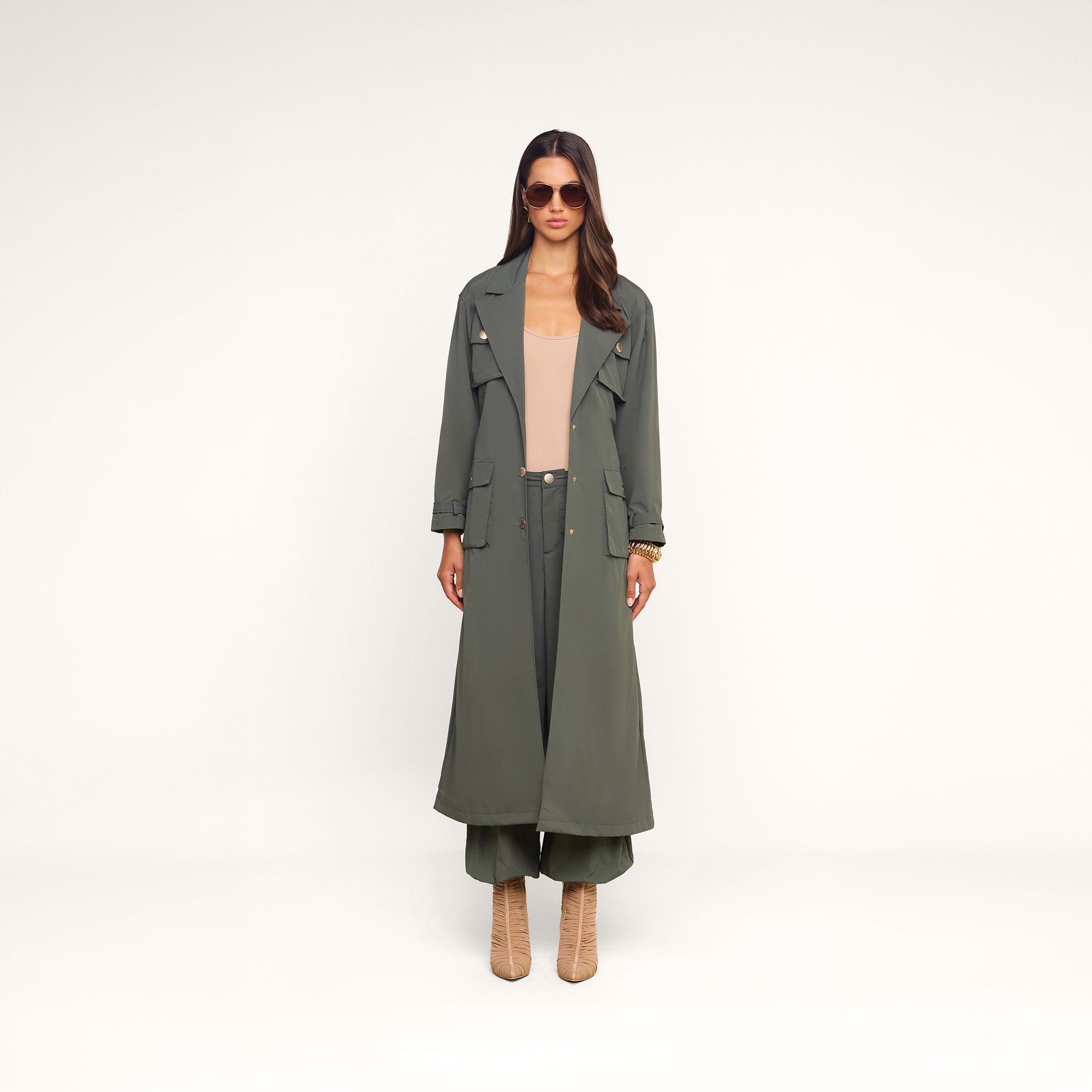 L'AGENCE L'AGENCE Axel Windbreaker Trench